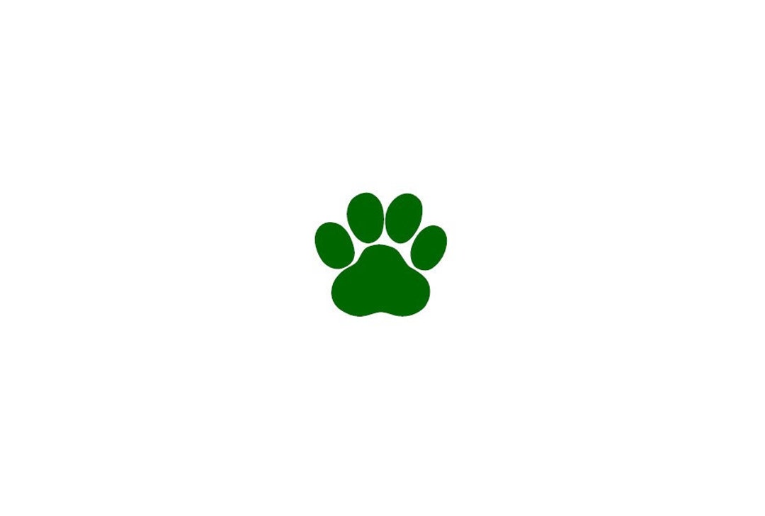 Paw Print Vinyl Decal - Etsy