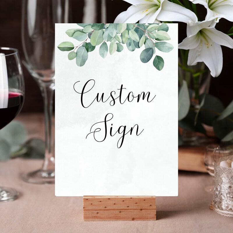Custom Wedding Signs - Etsy