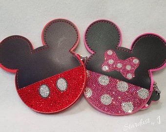 Mickey and Minnie Coin Purse - Etsy