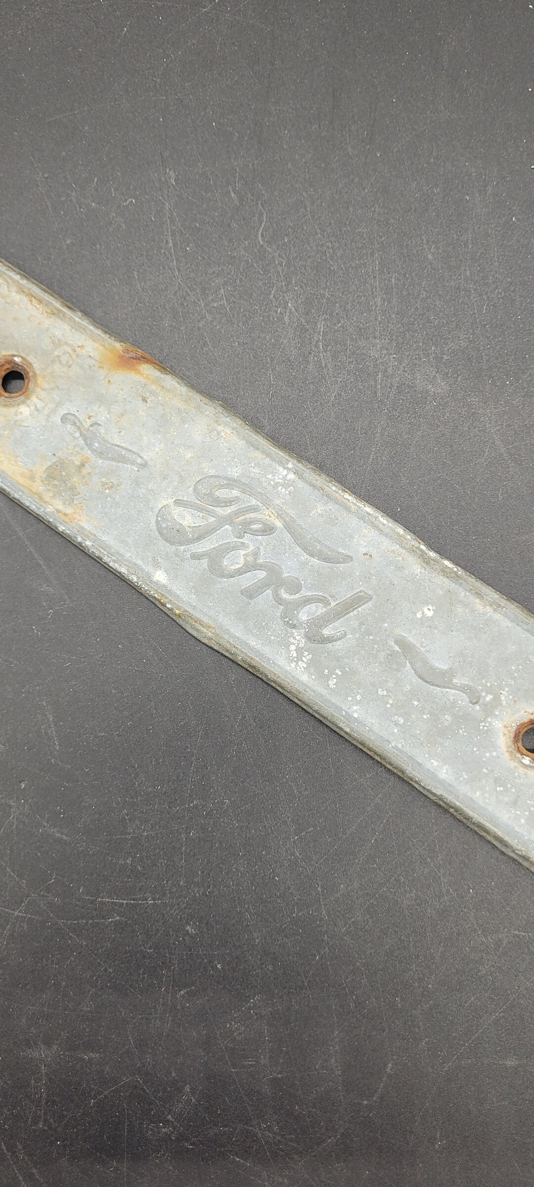 Vintage Ford Metal Scuff Plate, Old Ford Parts, Industrial Art ...