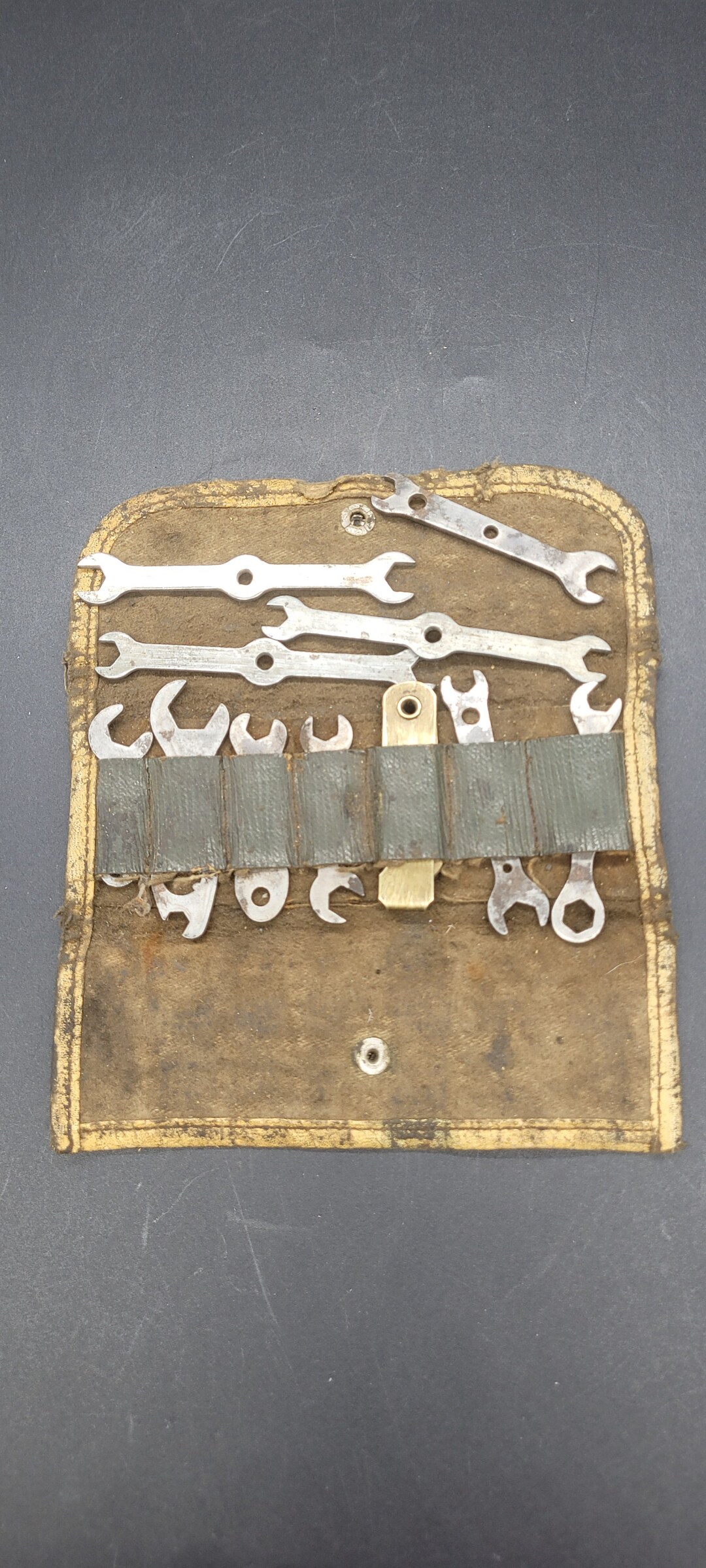 Vintage Mini Tool Kit in Leather Pouch, Vintage Mini Wrenches, Vintage ...