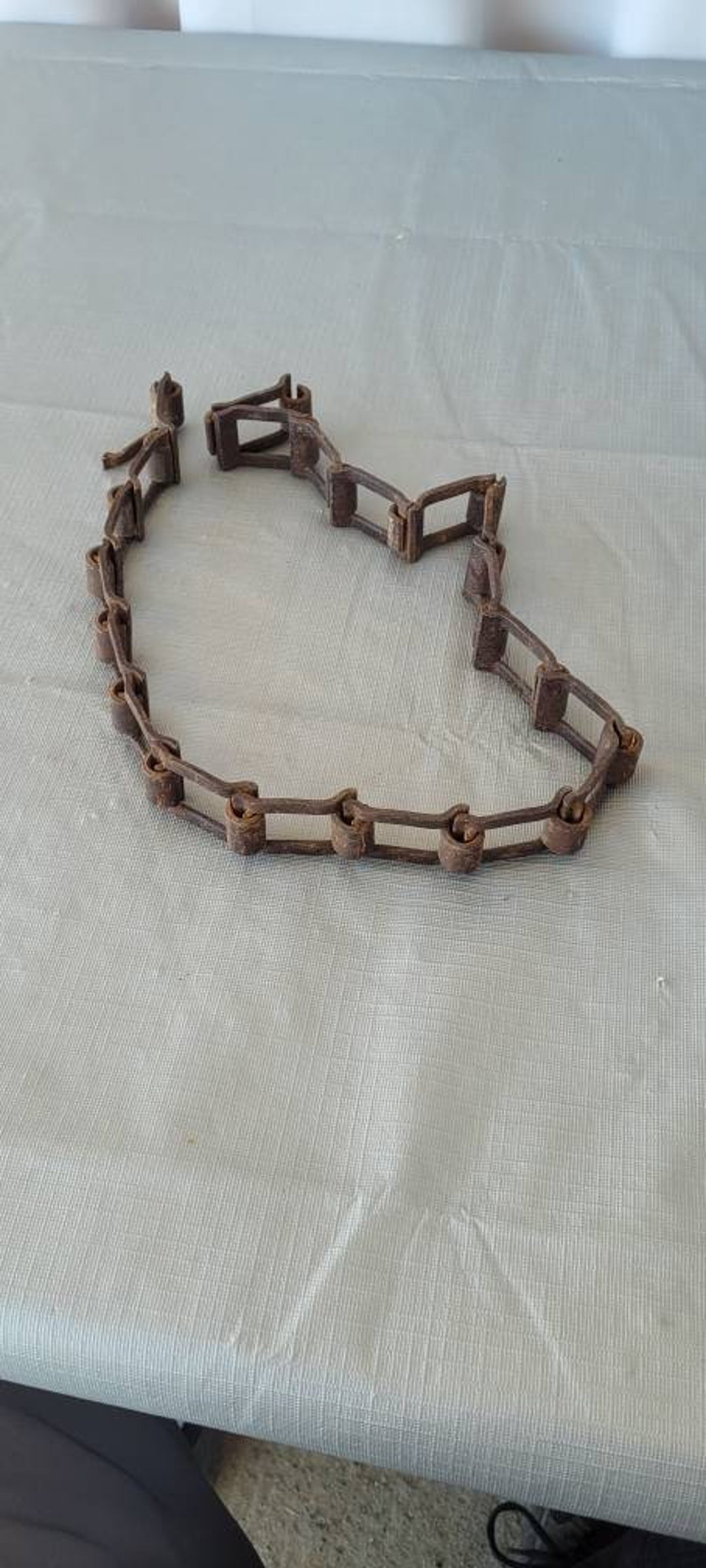 Cast Iron Square Link Farm Chain Industrial Decor Strampunk - Etsy