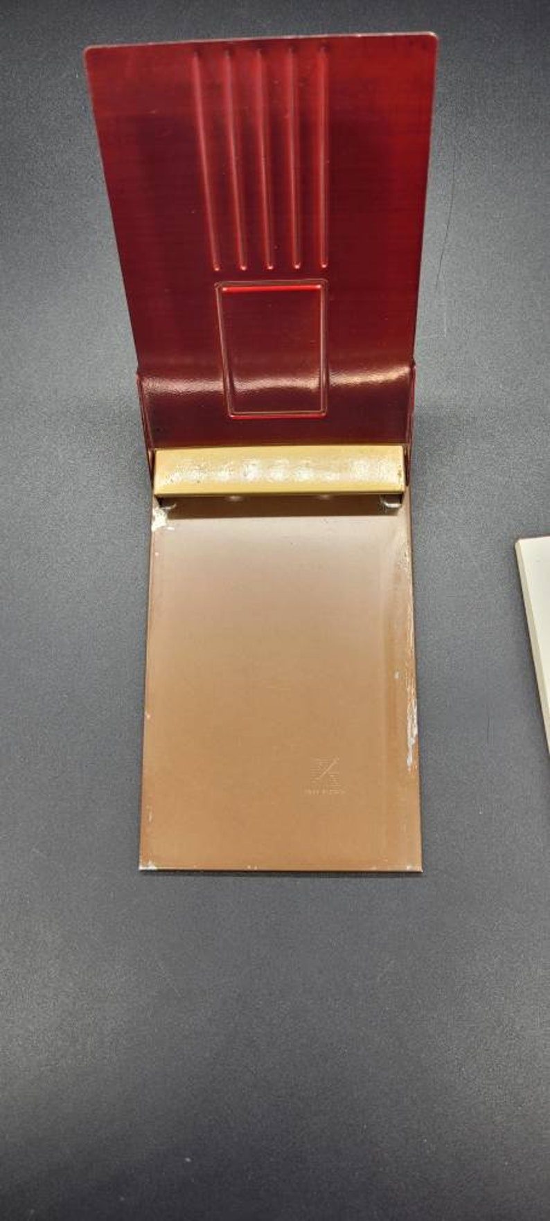 Vintage Park Sherman Desktop Notepad Holder, MCM Office Notepad ...