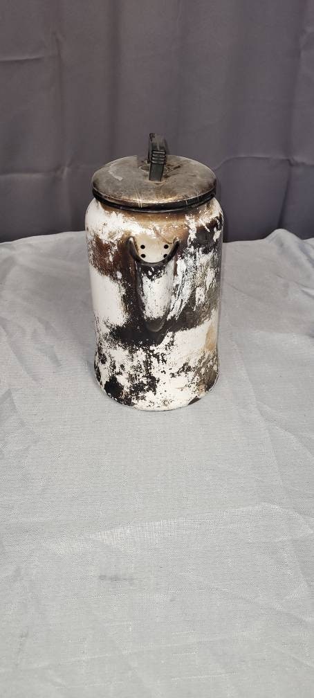 Vintage Rustic Coffee Pot - Etsy