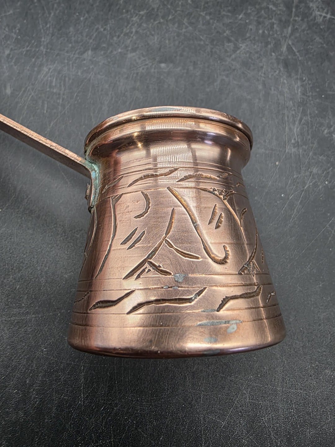 Handmade Vintage Copper Turkish Coffee Pot, Tin-lined Cesve - Etsy