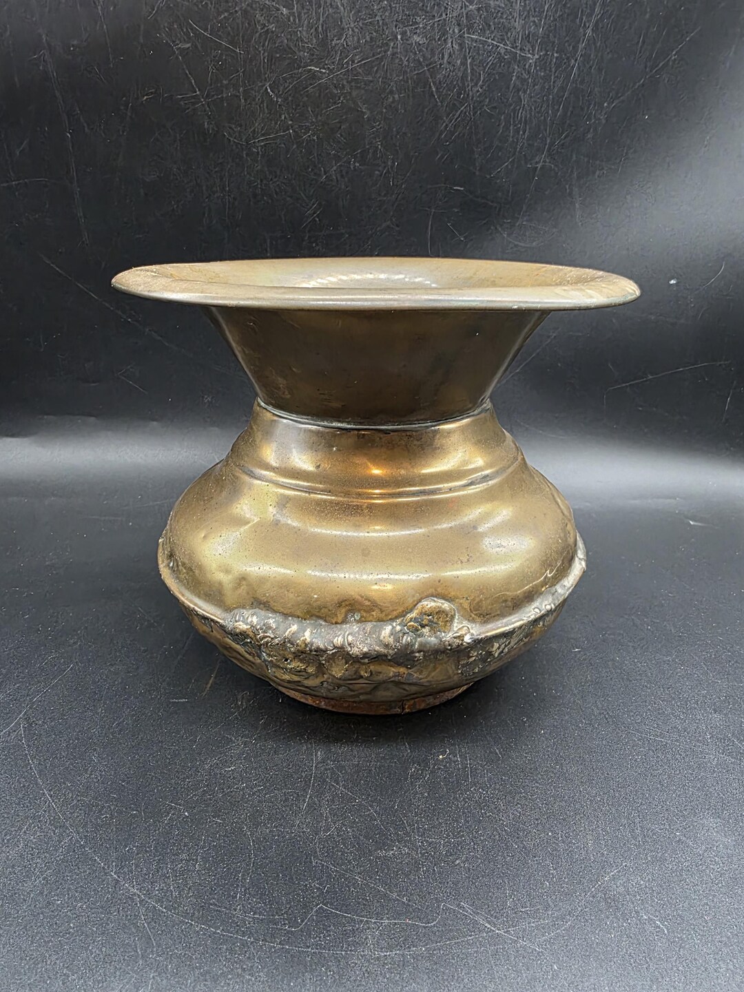 Vintage Brass Spitoon, Old West Spitoon, Tobacciana - Etsy