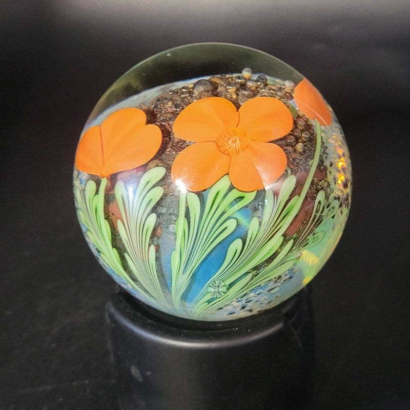 Flower Paperweight - Etsy