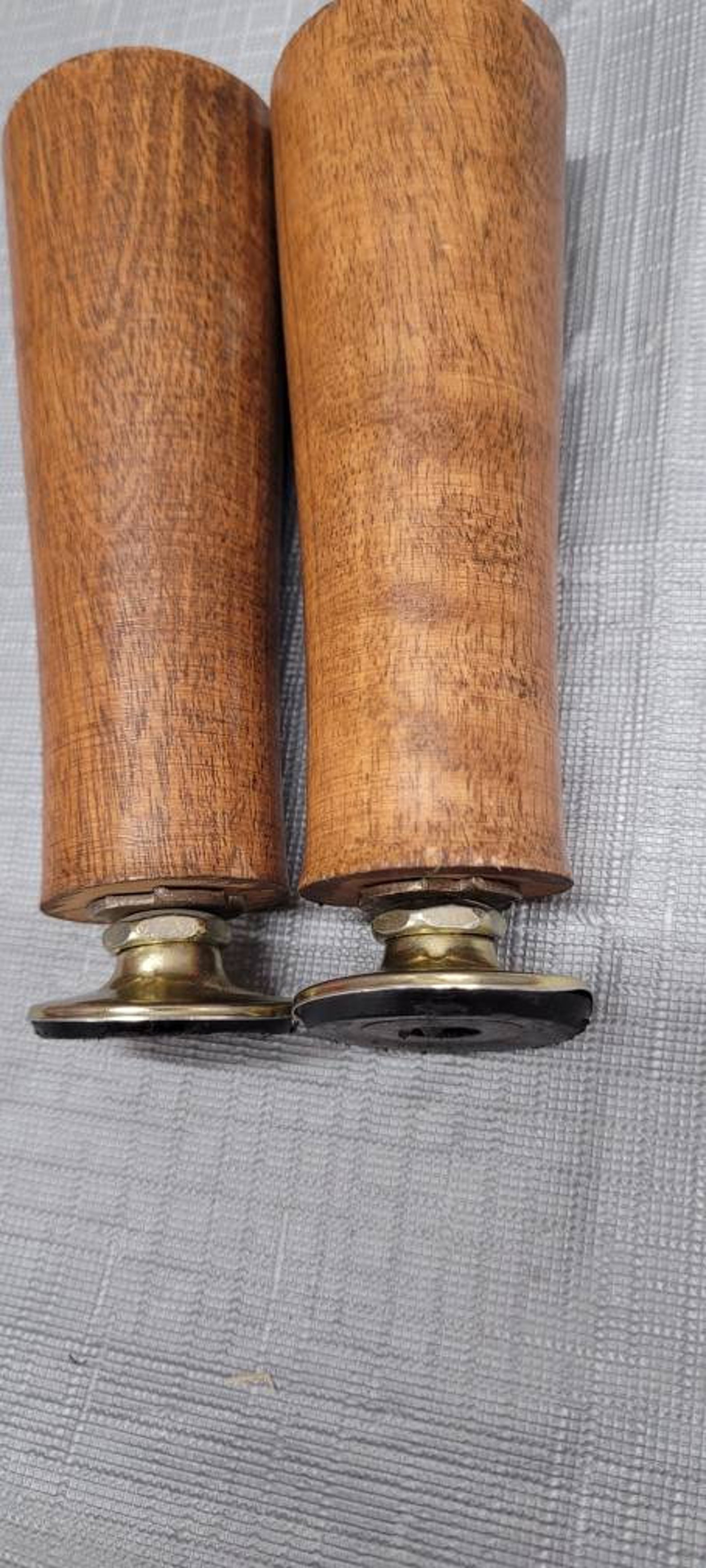 Vintage Wooden Furniture Legs, Pivoting Wooden Furniture Legs - Etsy