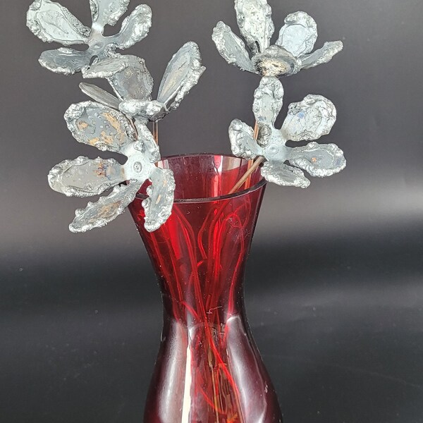 Metal Flowers - Etsy