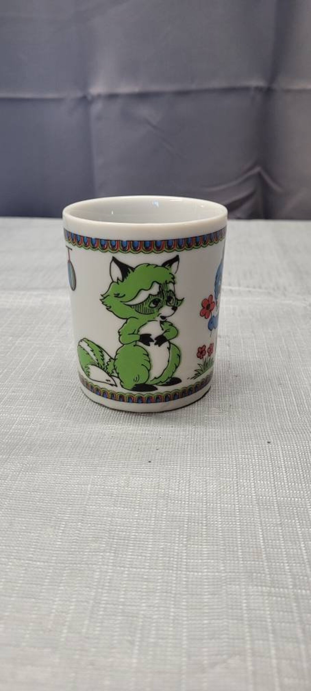 Stylecraft Made in Japan Ceramic Cup Rabbit Racoon Bear - Etsy