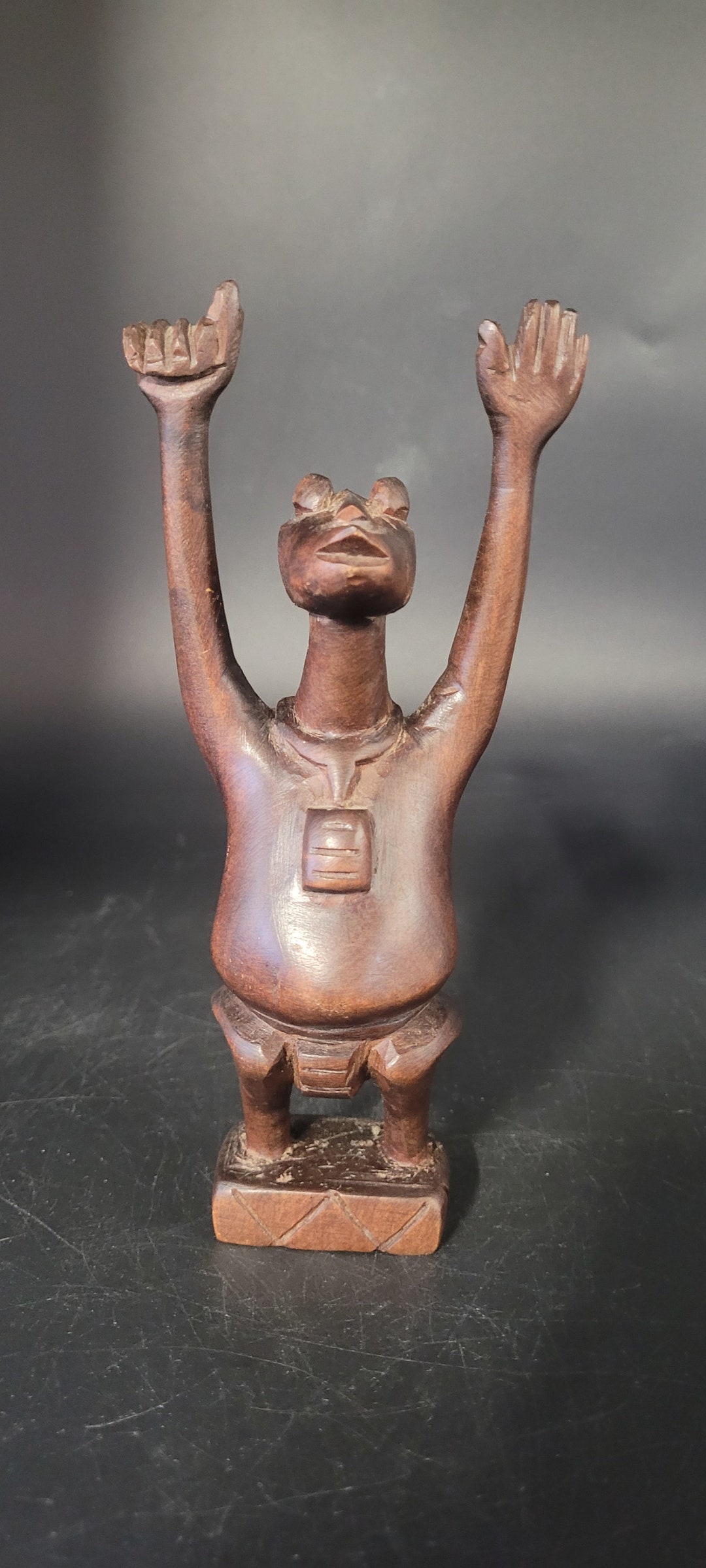 Vintage Kamba Rain God Carving, Katumo Carving, Made in Kenya, African ...