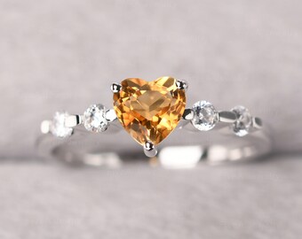 November Birthstone Ring - Etsy