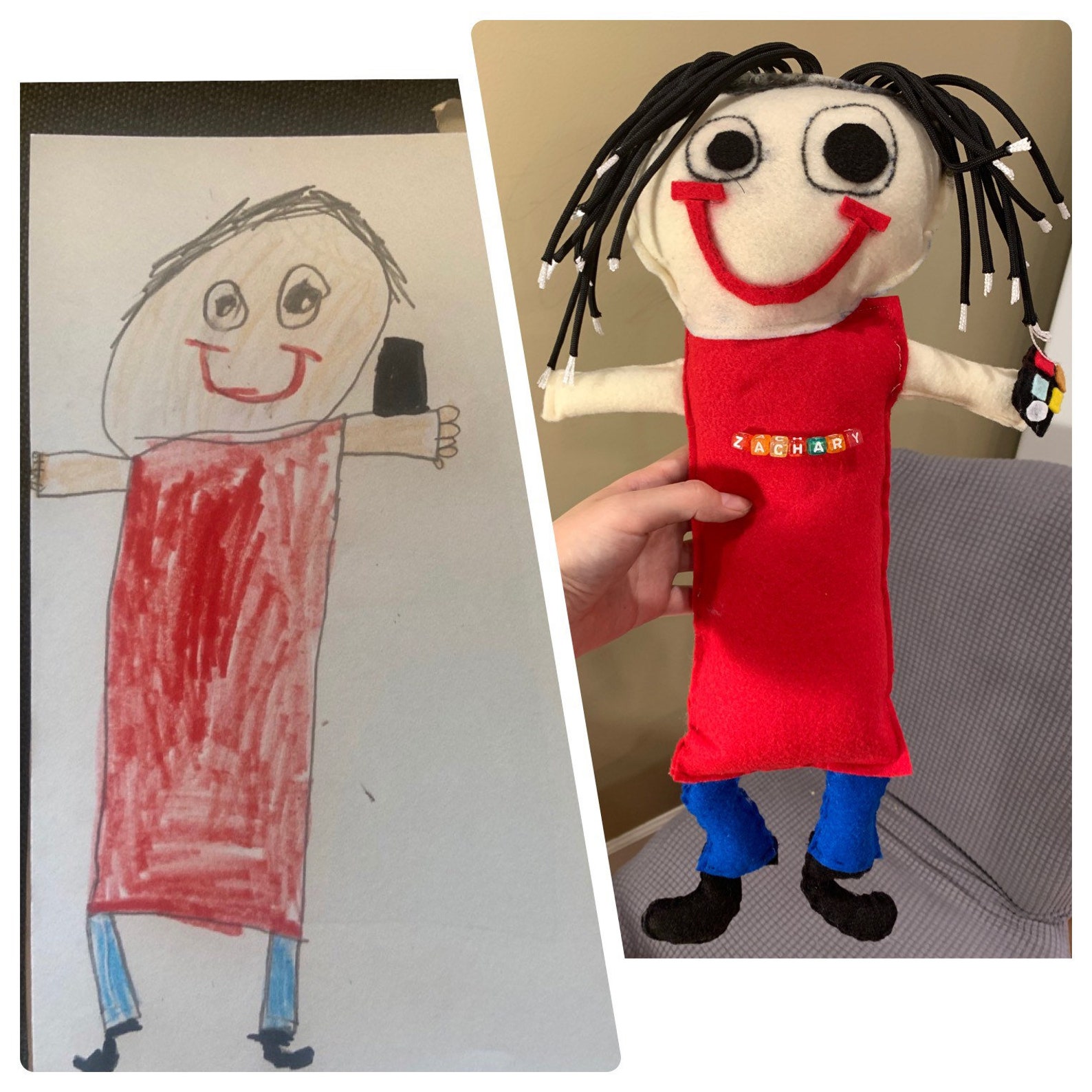 Turn your childs drawing into stuffie | Etsy