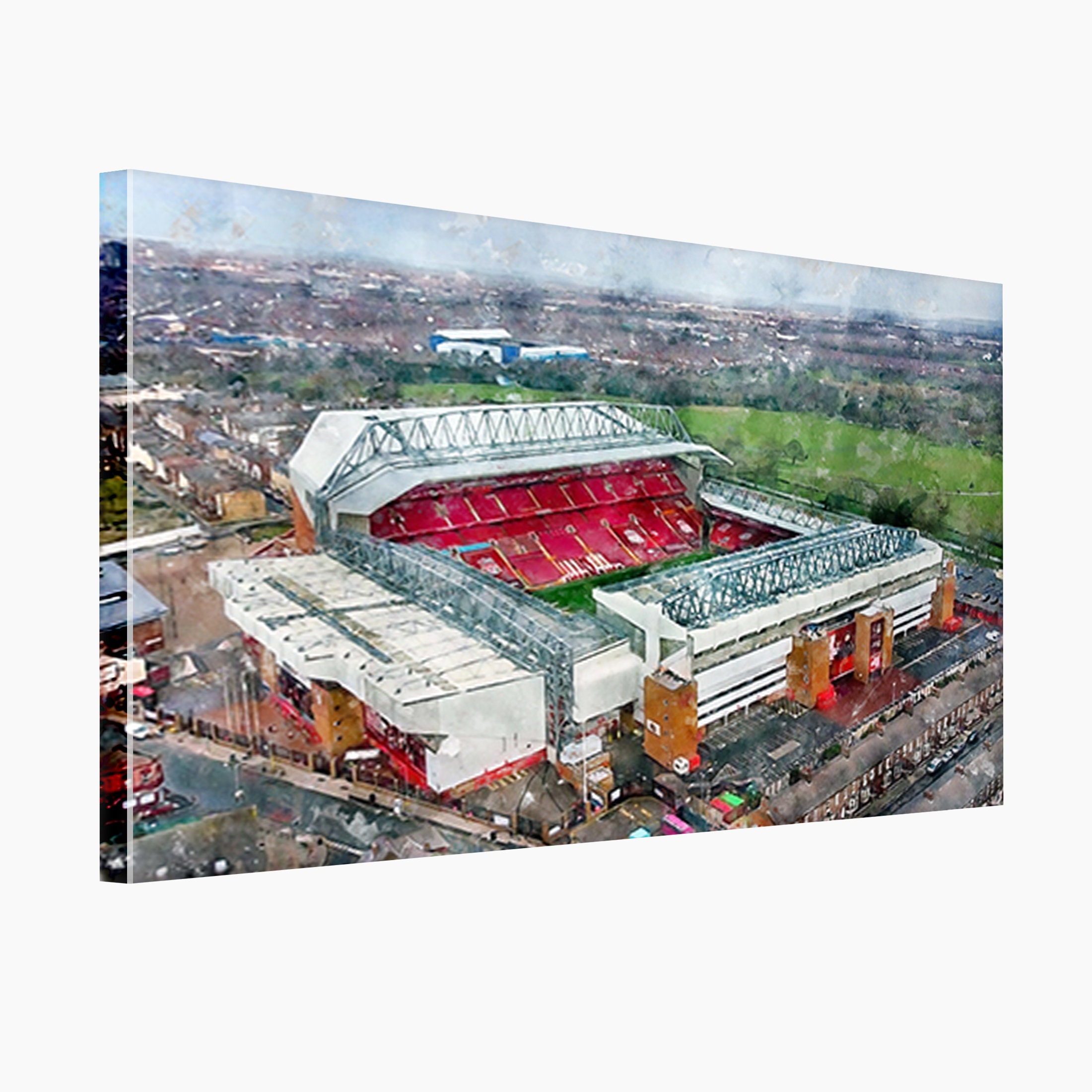 Anfield Stadium Canvas Print. Football Wall Art. Anfield Stadium Room ...