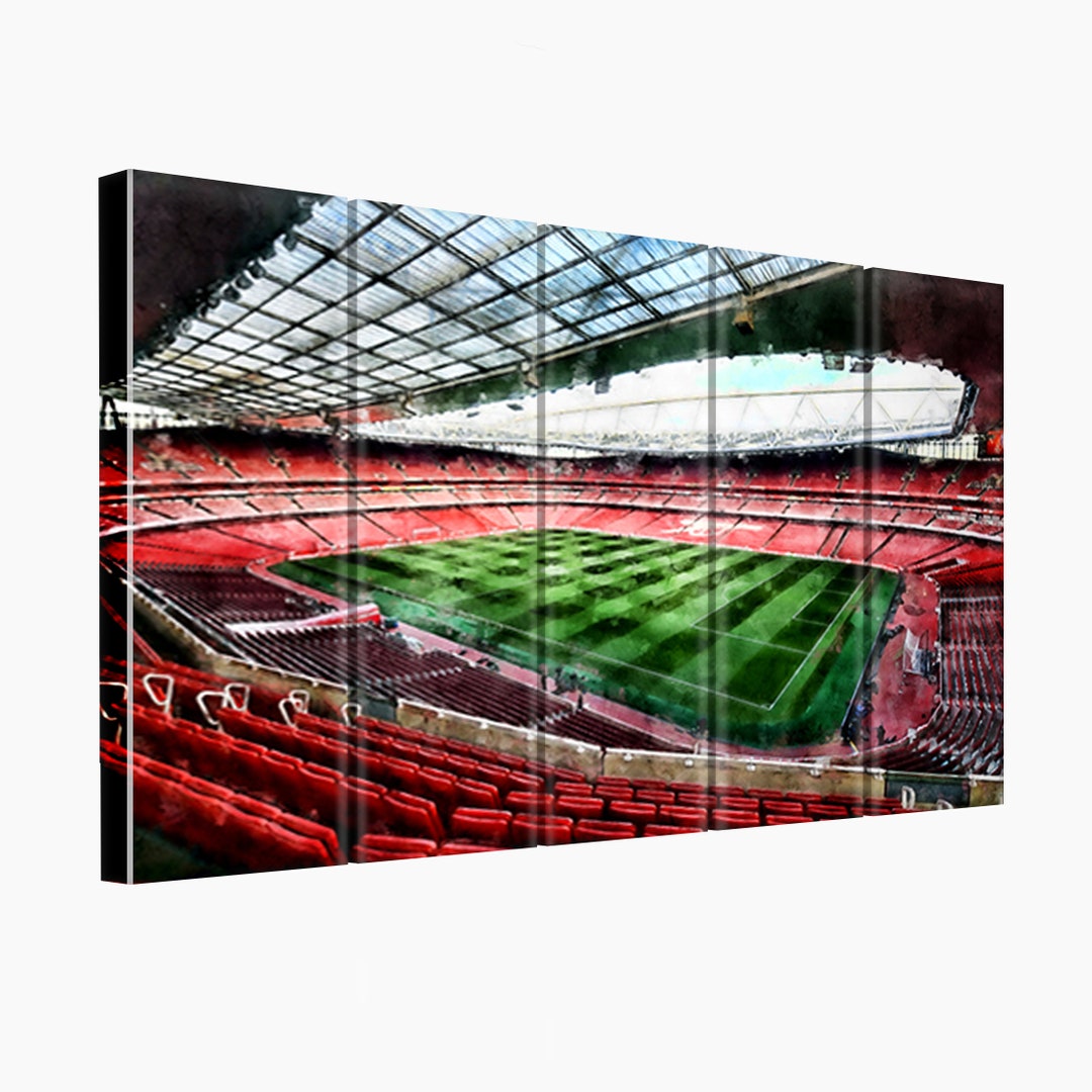 Emirates Stadium Canvas Print. Football Wall Hangings. Emirates Stadium ...