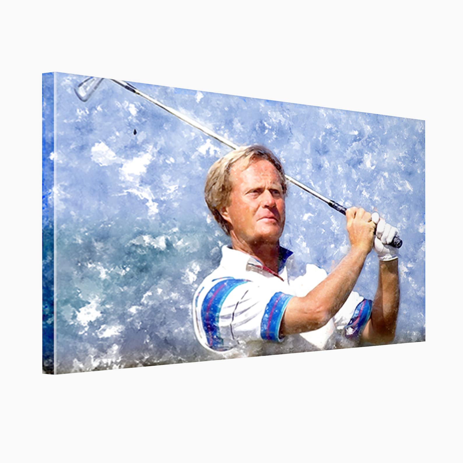 Jack Nicklaus Canvas Print. Golf Wall Hangings. Golf Wall Art. - Etsy