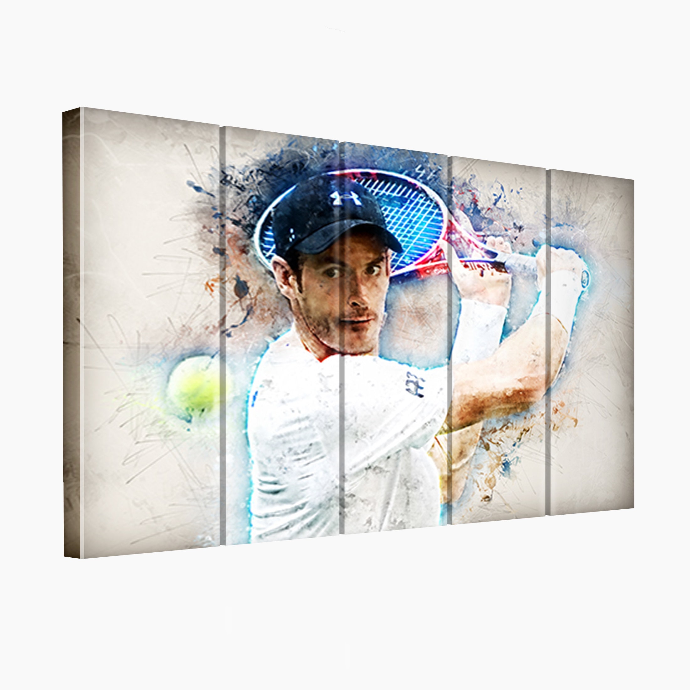 Andy Murray Canvas Print. Tennis Wall Hangings. Andy Murray Wall Art ...