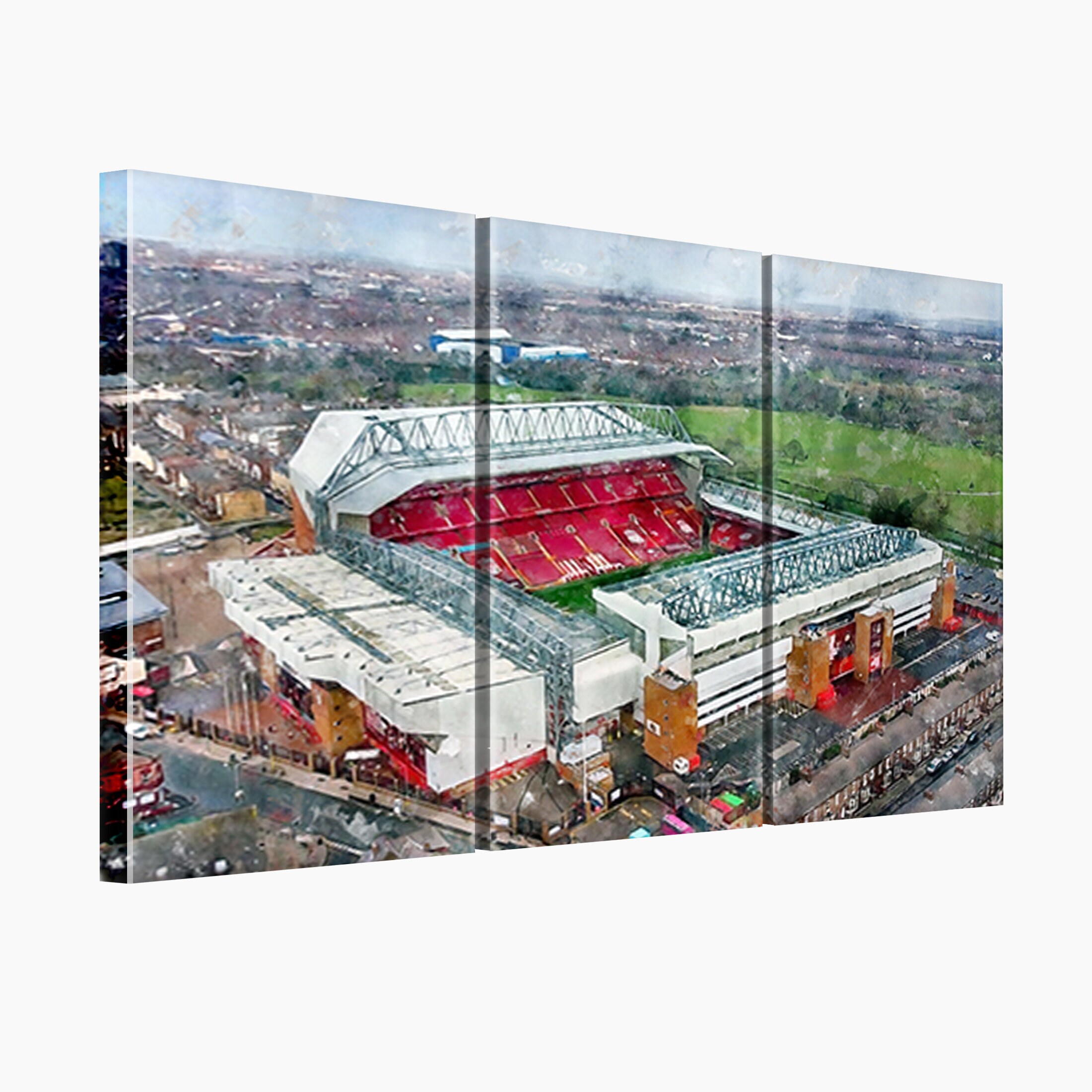 Anfield Stadium Canvas Print. Football Wall Art. Anfield Stadium Room ...