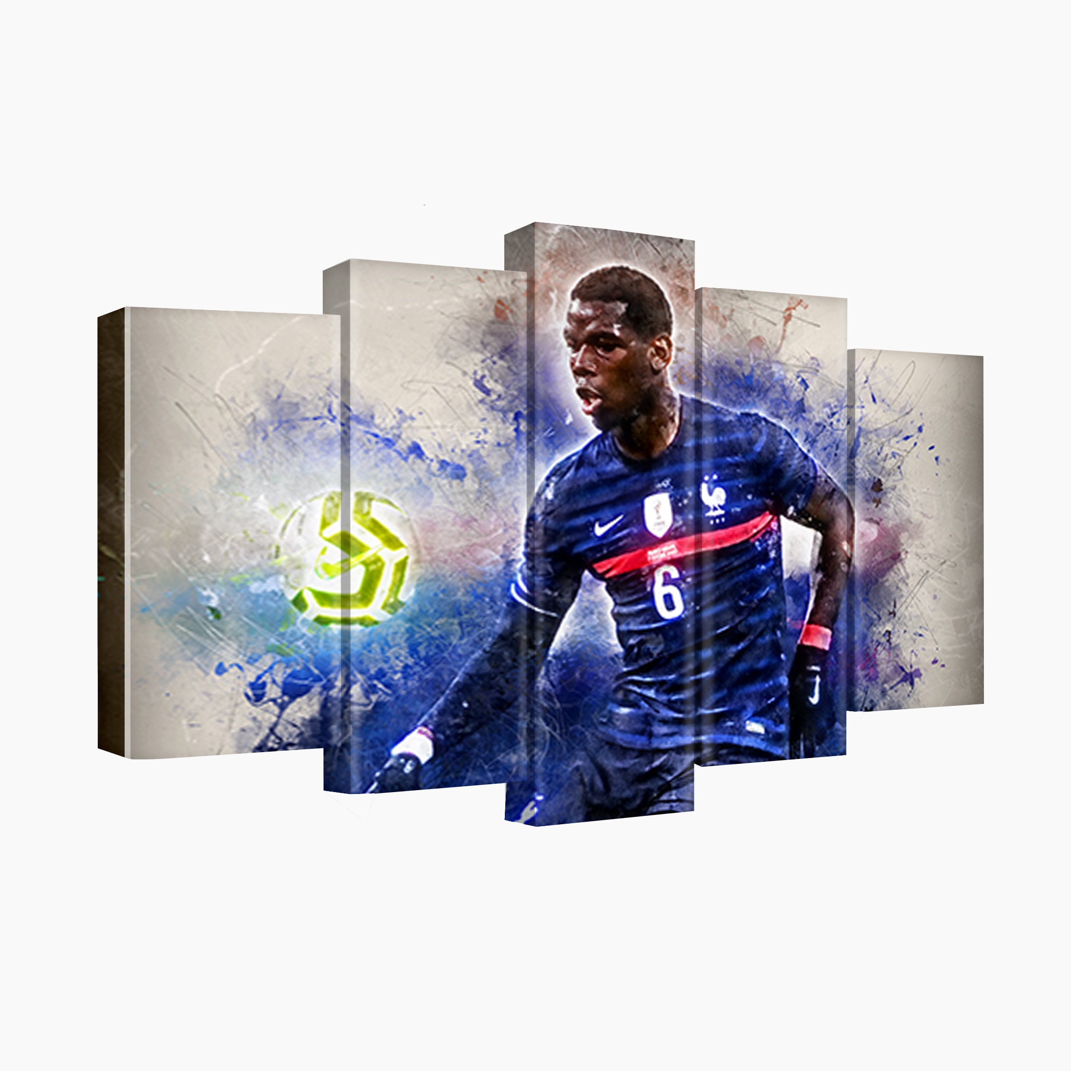 Paul Pogba Canvas Print. Football Wall Hangings. Paul Pogba Wall Art ...
