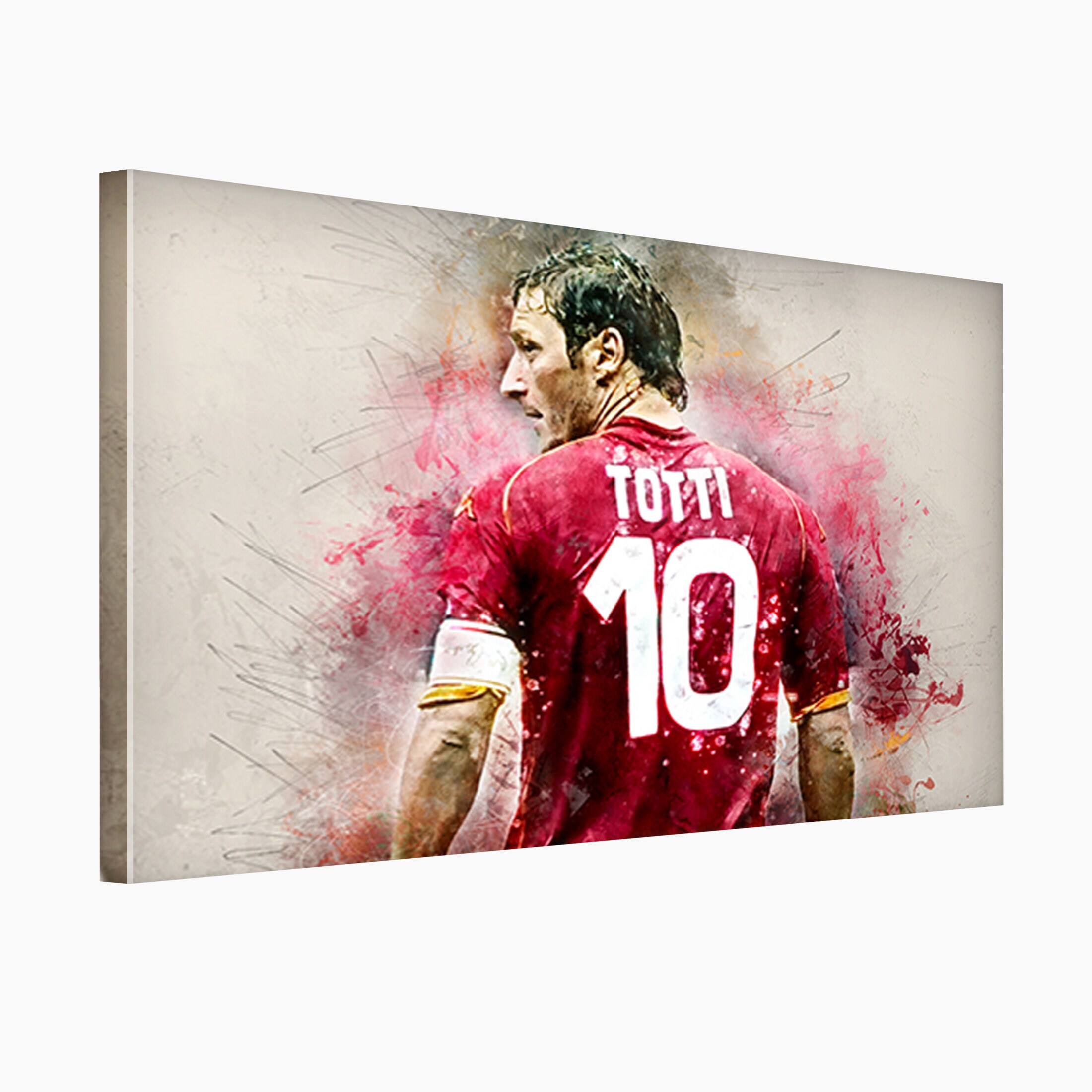 Francesco Totti Canvas Print. Football Wall Hangings. Francesco Totti ...