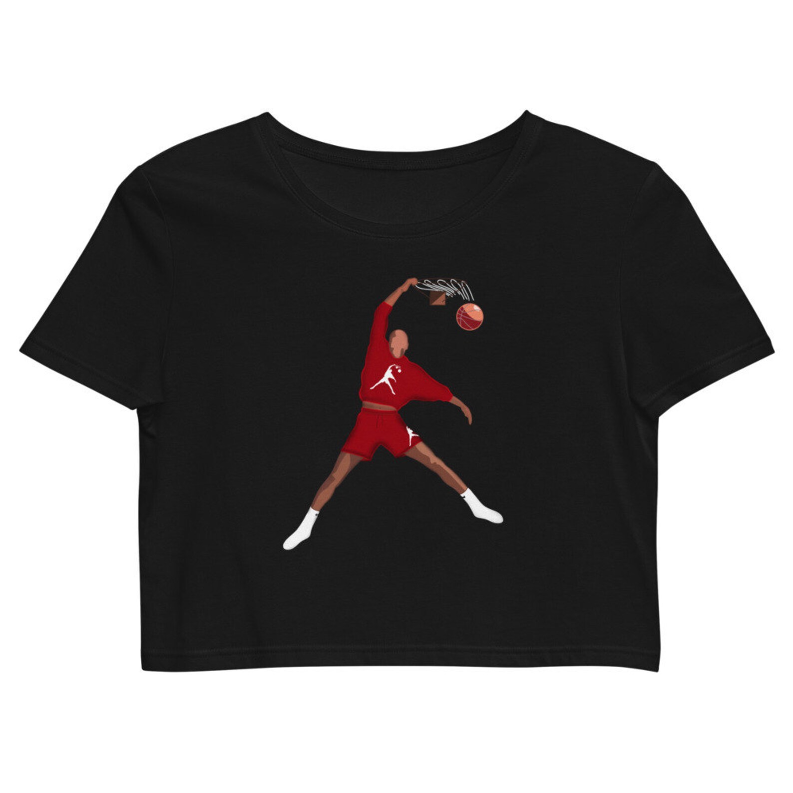 Michael Jordan Organic Crop Top Jordan Woman Top Jordan Shirt Nike ...