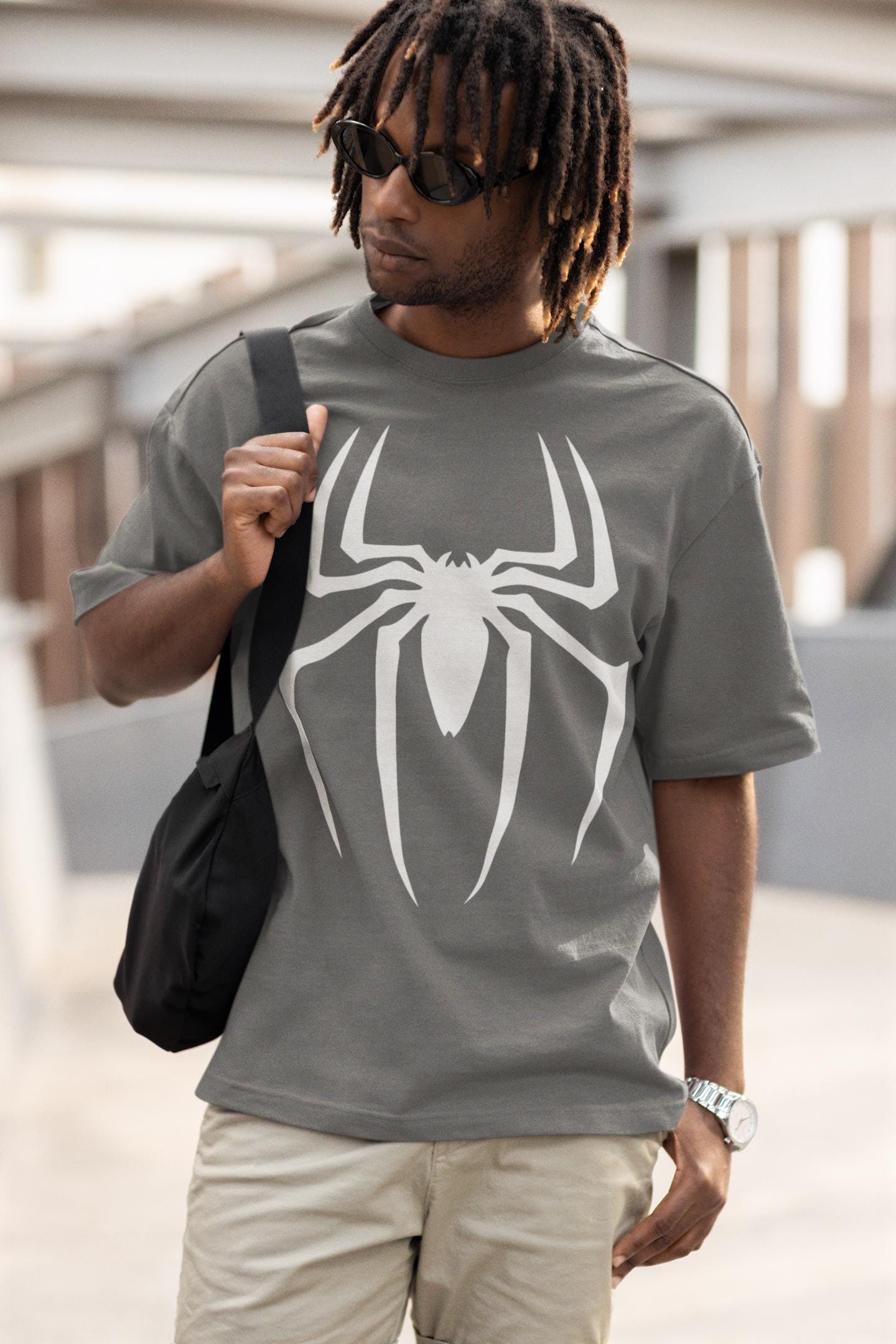 Spider Graphic Shirt, Pump Cover Spider Shirt, Retro Training Shirt ...