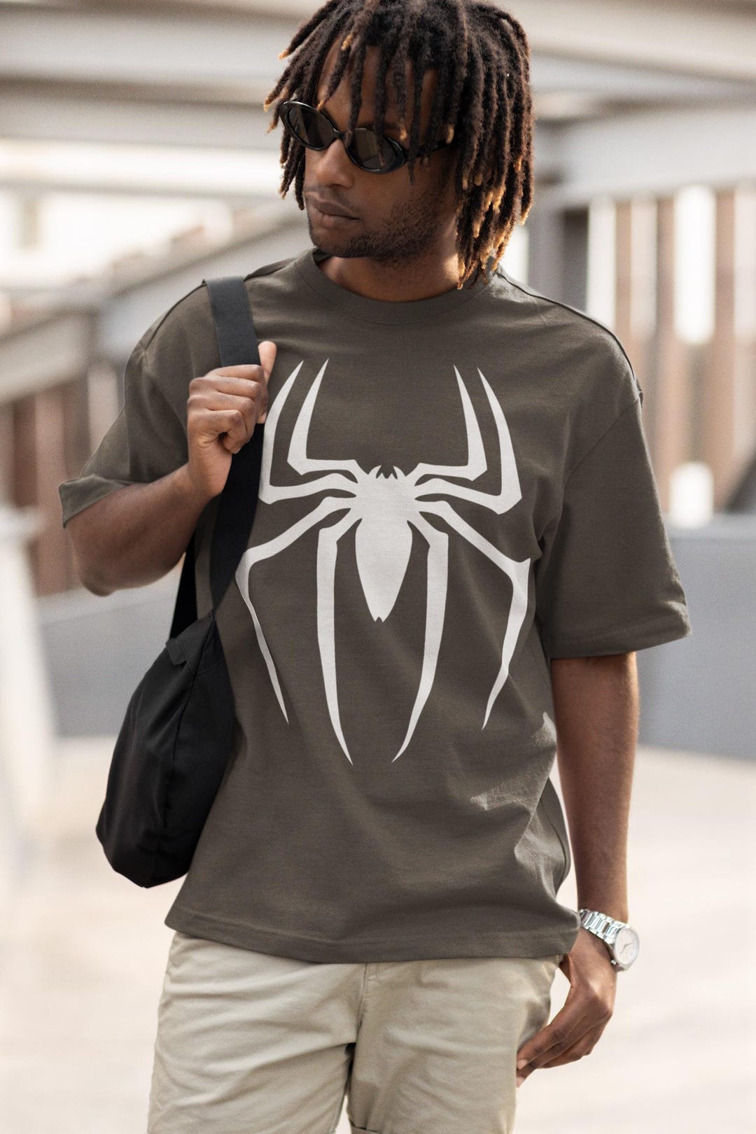 Spider Graphic Shirt, Pump Cover Spider Shirt, Retro Training Shirt ...