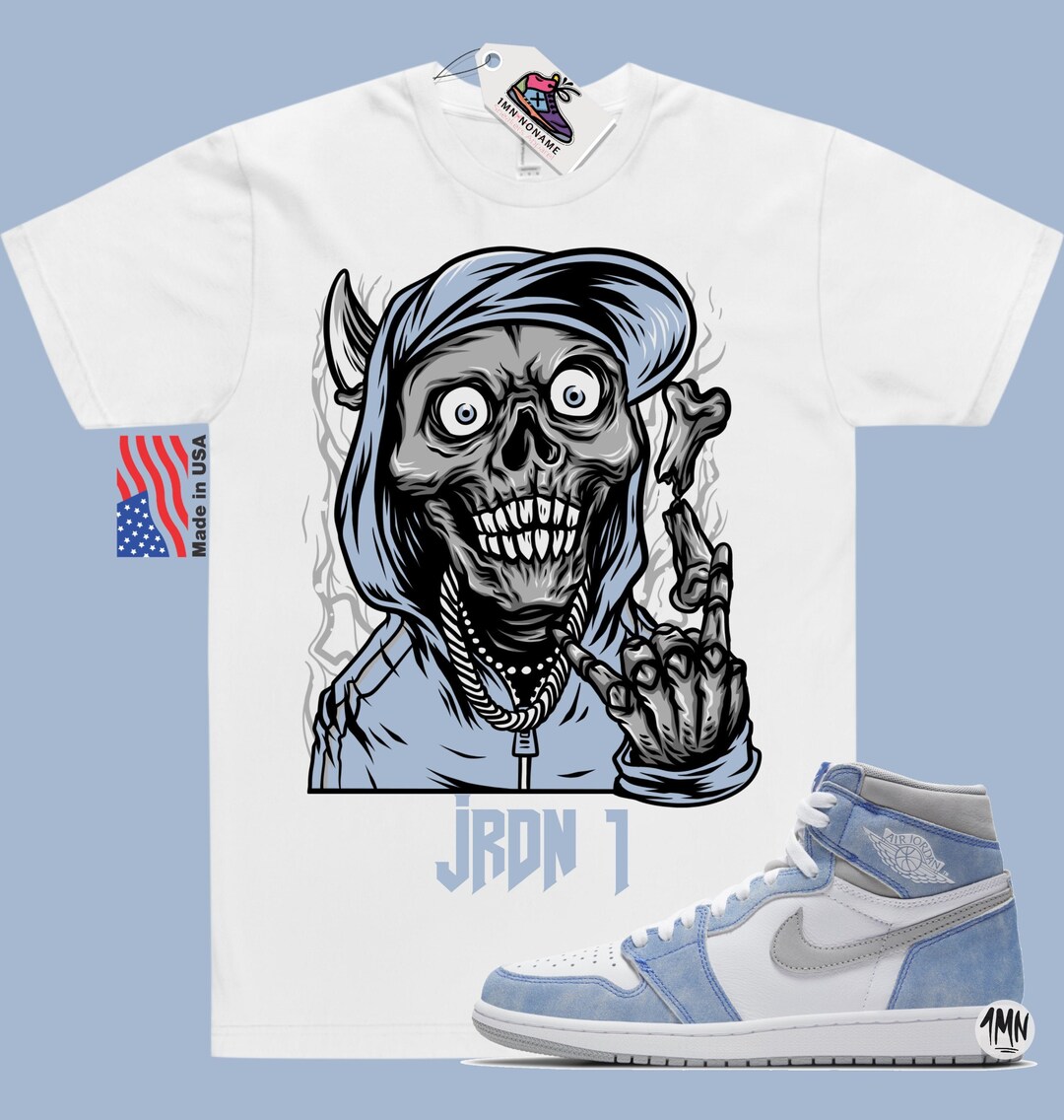 Jordan 1 Retro OG Hyper Royal Match Shirt "og Reaper" - Etsy