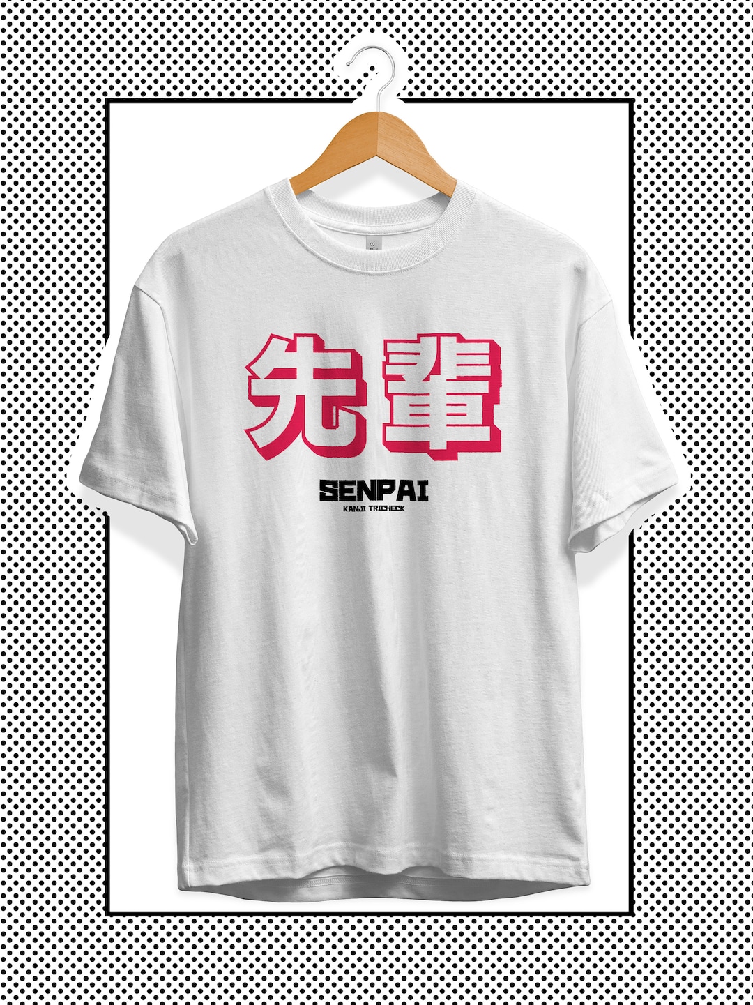 Oversized Senpai Graphic Shirt Made of 100% Organic Cotton - Mentor ...