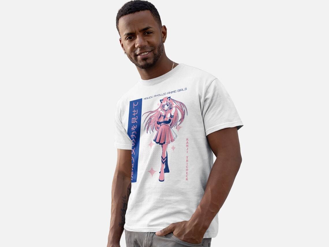 Vintage Anime Girls Merch T Shirt With Retro Vaporwave Aesthetics for ...