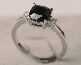 Princess Cut Onyx | Etsy