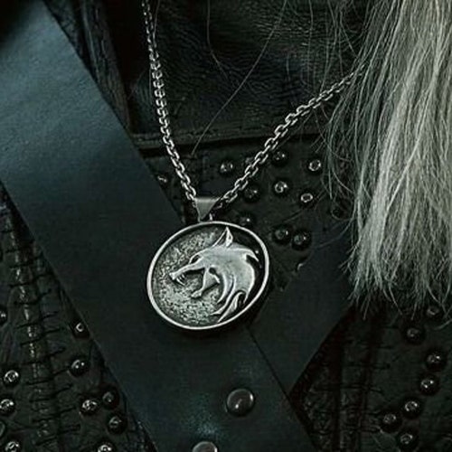 The Witcher Pendant Sterling Silver 925 Wild Hunt III Necklace | Etsy