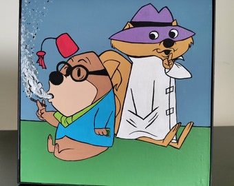 Secret Squirrel and Morocco Mole Print on Fine Art Paper - Etsy