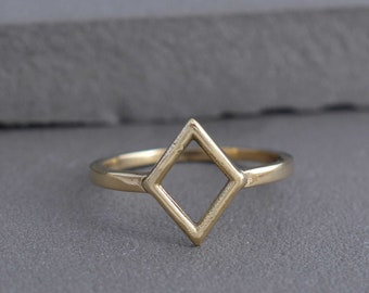Geometric Shape Ring - Etsy