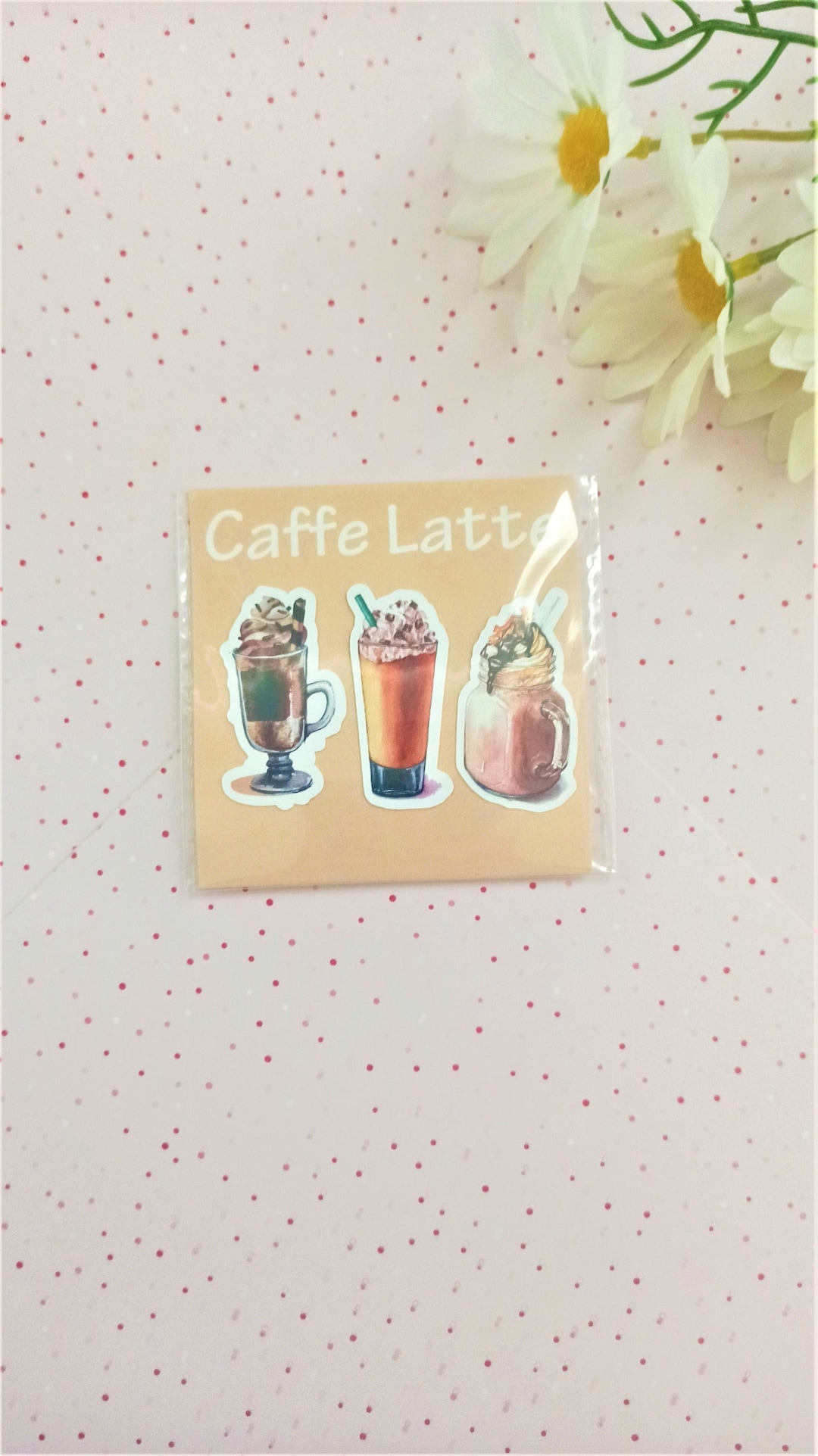 Coffee Sticker Pack / Caffe Latte Glossy Stickers / Sticker Set ...