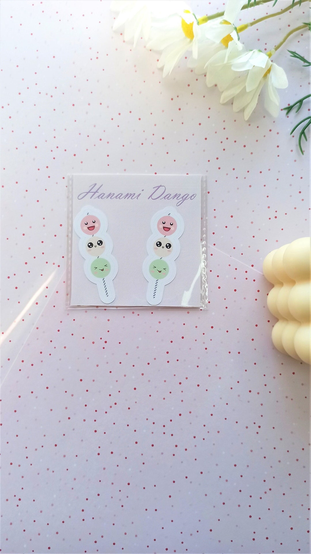 Kawaii Dango Sticker Pack / Hanami Dango Dessert Illustrated - Etsy