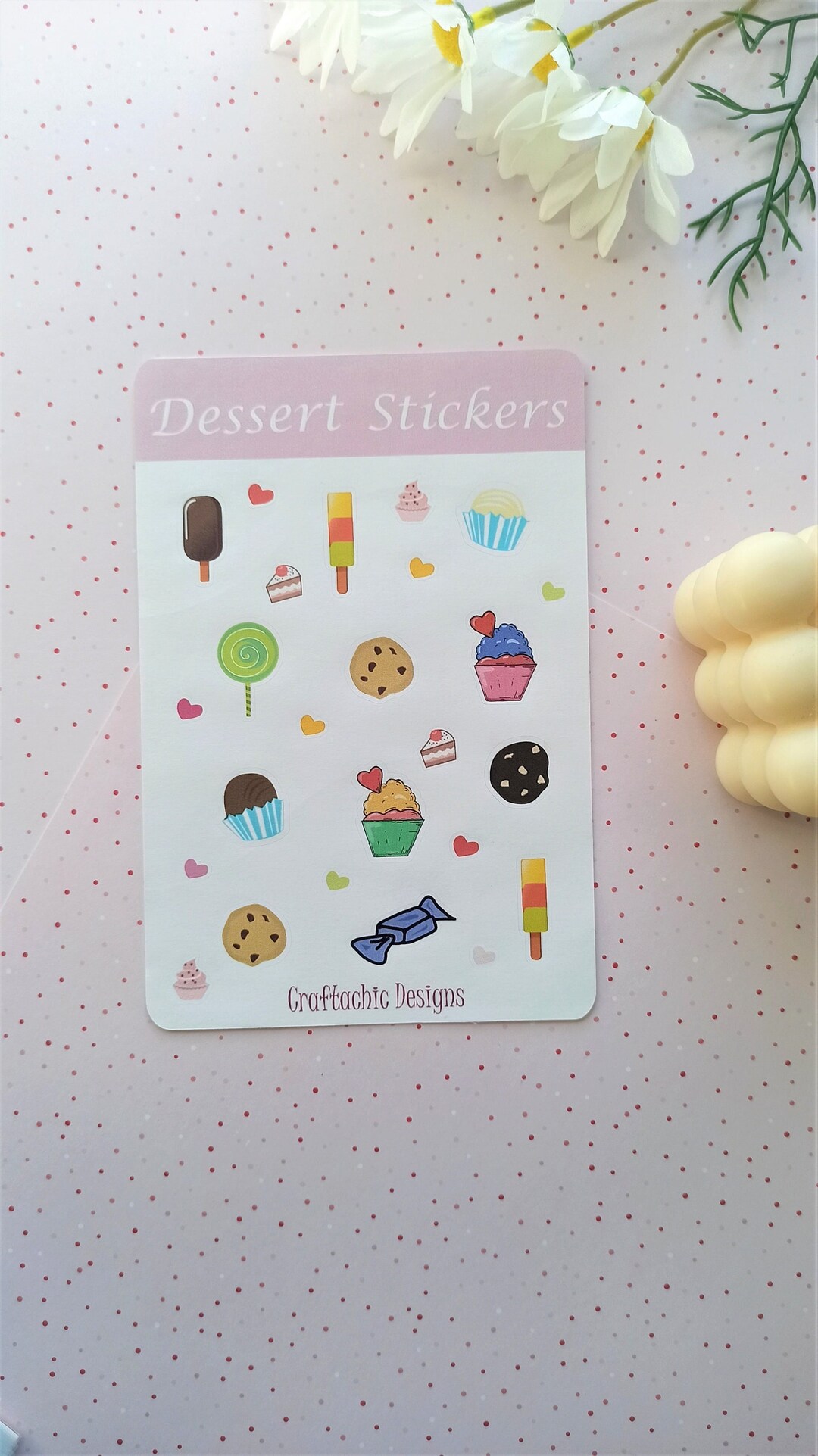 Cute Dessert Sticker Sheet / KAWAII /journal Sticker Sheet / Sticker ...