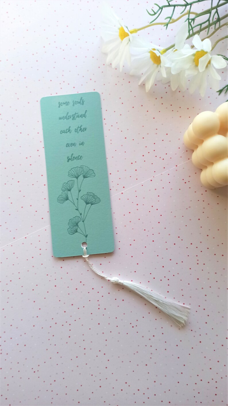 Ginkgo Bookmarks / Sage Green Cottagecore Bookmarks / Handmade - Etsy