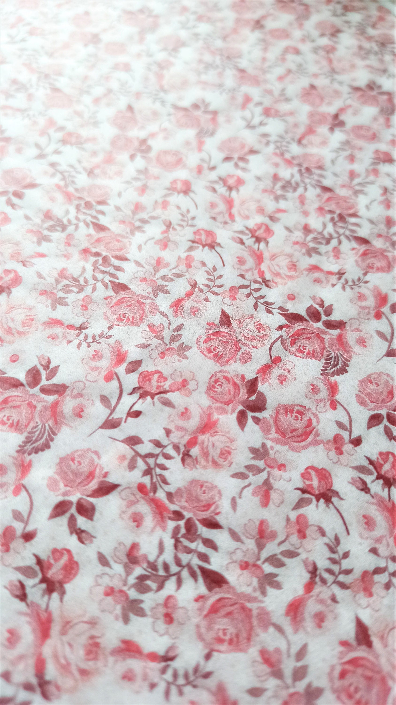 Pink Roses Tissue Wrapping Paper / Gift Tissue Paper / Floral | Etsy