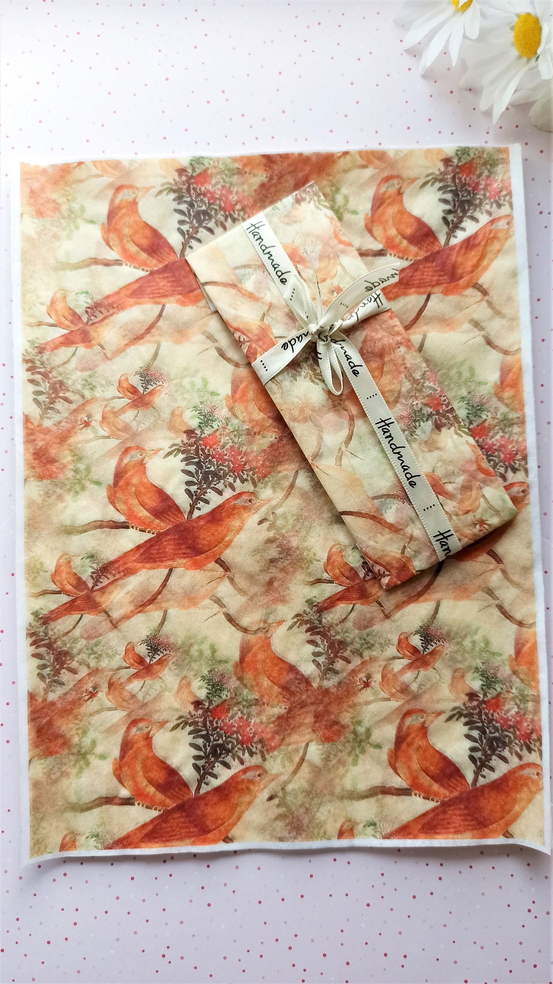 Vintage Birds Tissue Wrapping Paper / Vintage Gift Tissue Paper ...