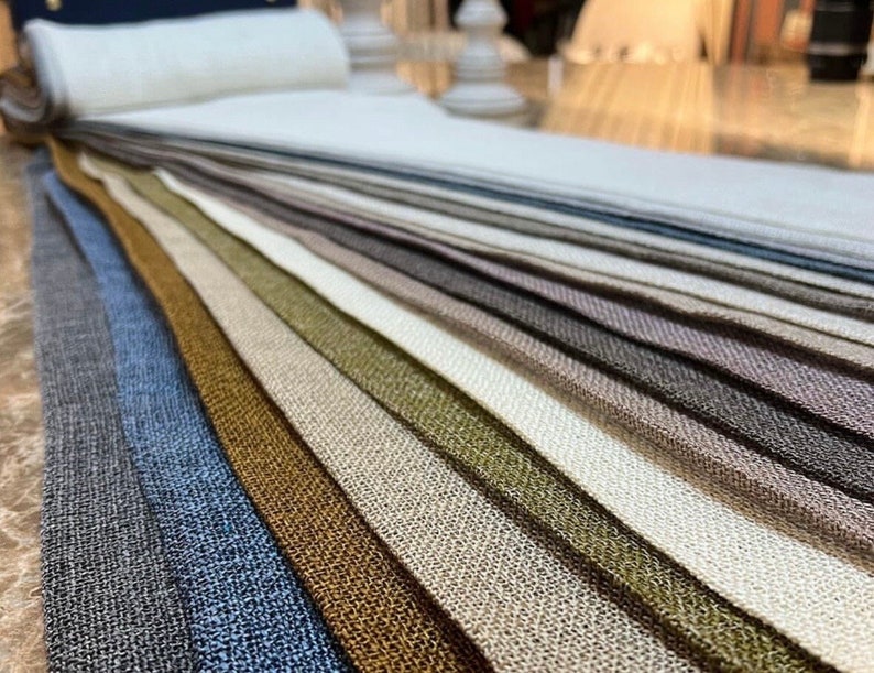 Wool Sheer Curtains: Modern Living Room Window Treatment - Etsy