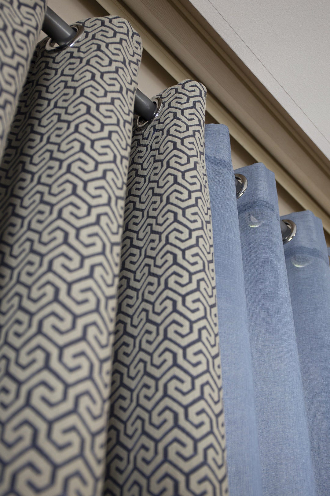 Cotton Geometric Shapes Drapery Curtains,custom Made Cotton Curtains ...