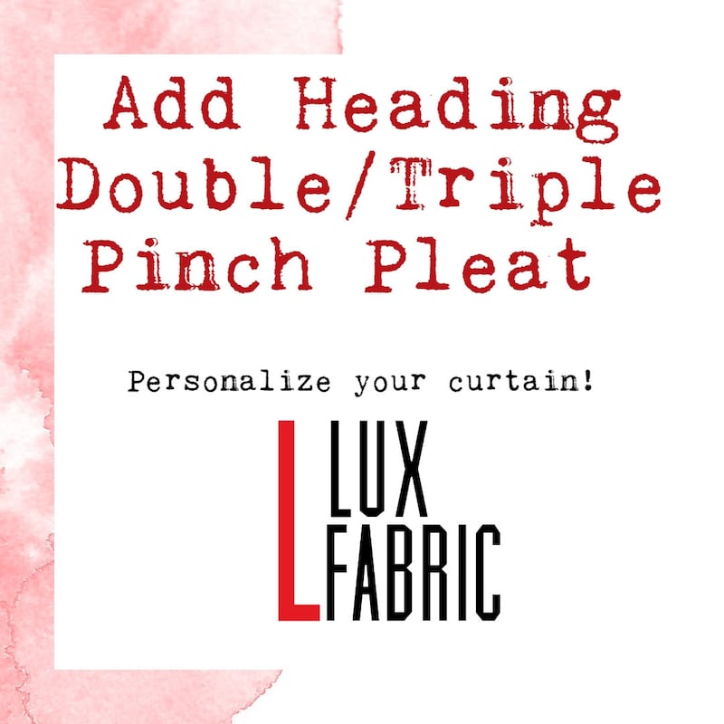 Fan Pleat Curtains - Etsy