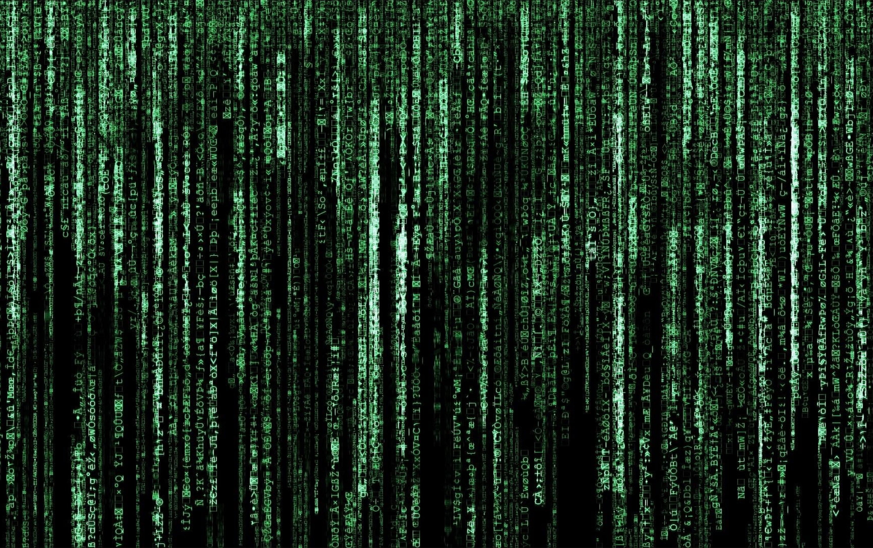 Green Matrix Code Wallpaper