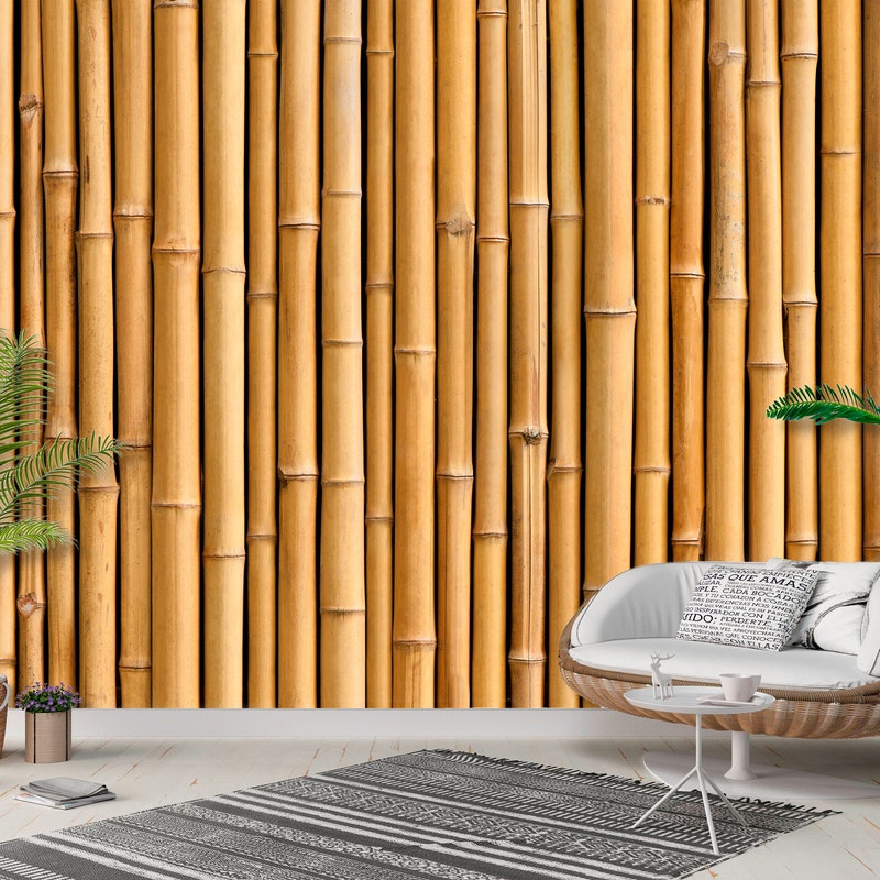Bamboo Wallpaper - Etsy
