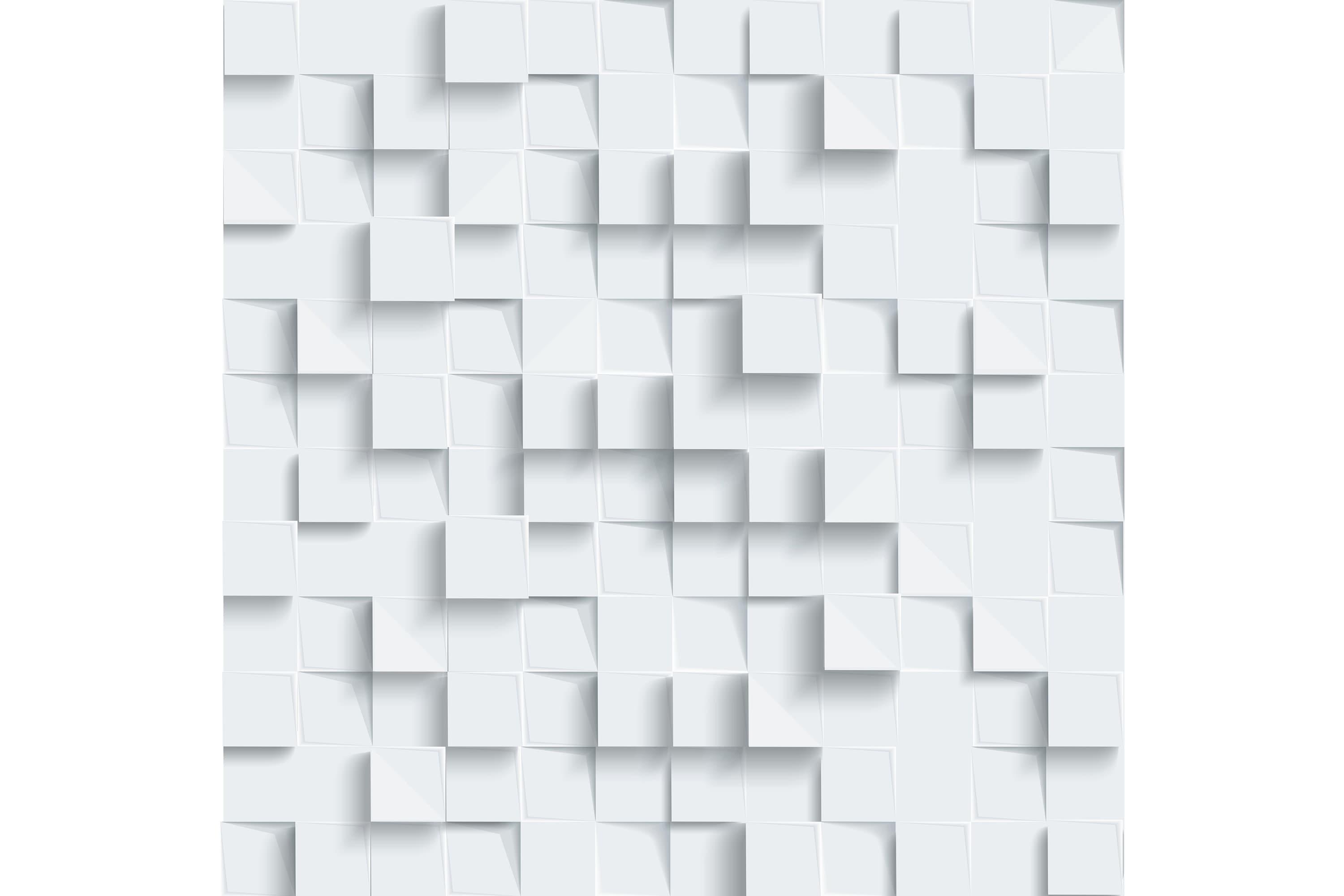 3D Wallpaper White Labyrinth Square 3d Image Peel and Stick - Etsy