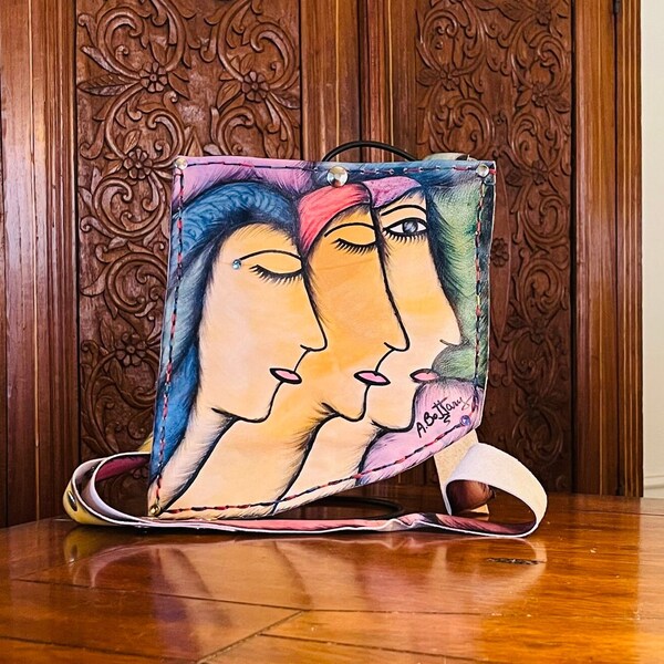 Hand Painted Purse - Etsy