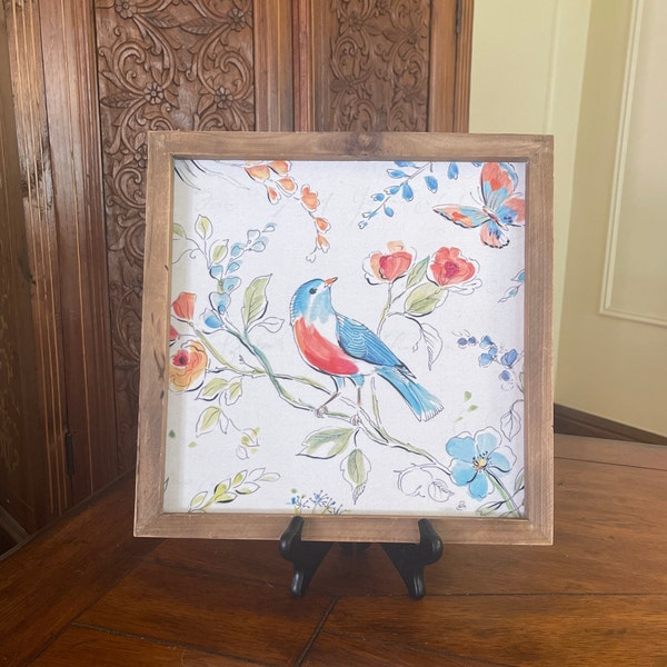 Framed Robin Bird Print - Etsy