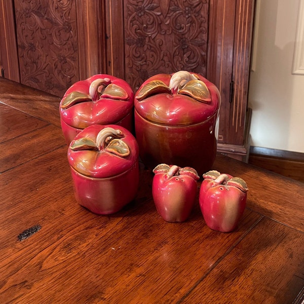 Apple Canisters - Etsy
