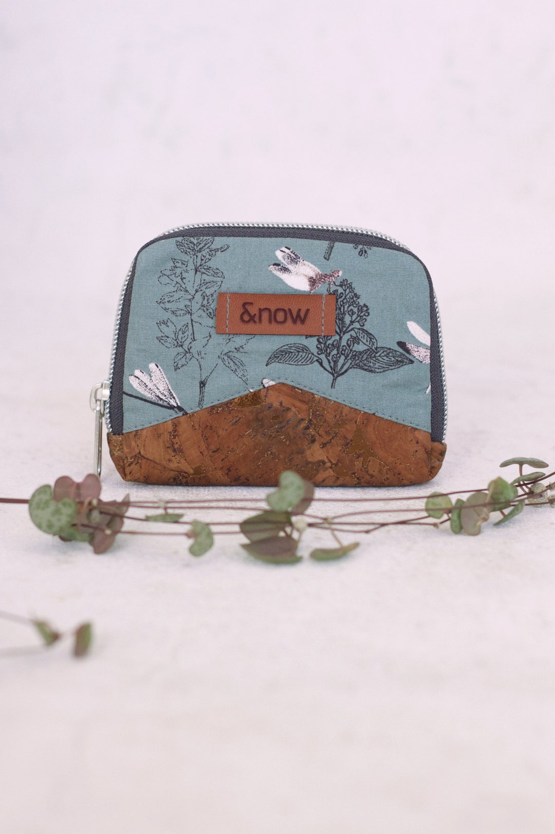 Small Cork Wallet With Zip, Mini Mynta - Etsy